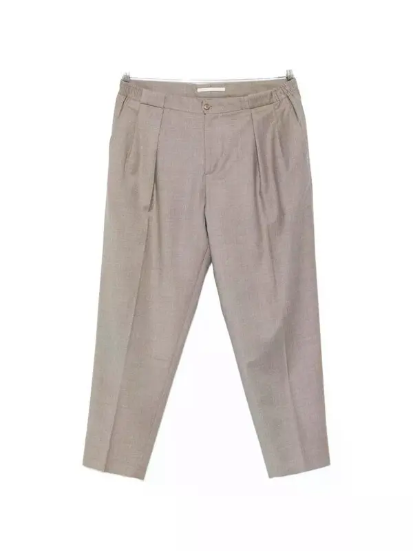 BRIGLIA 1949 Portobellos Pleated Trousers - Neutrals