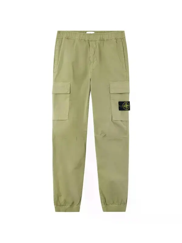 Stone Island Logo-patch Cargo Pants - Green