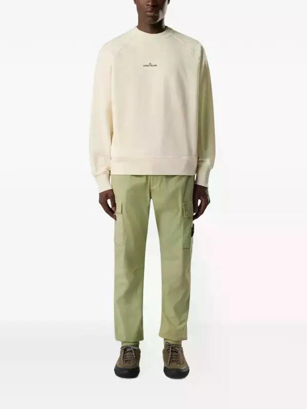 Stone Island Stretch Organic Cotton Twill Cargo Pants