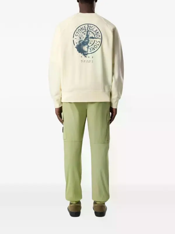 Stone Island Stretch Organic Cotton Twill Cargo Pants