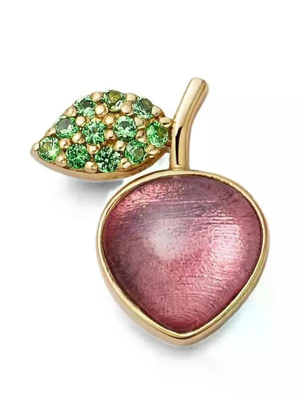 Loquet Sugar Plum Tsavorite And Sapphire Charm