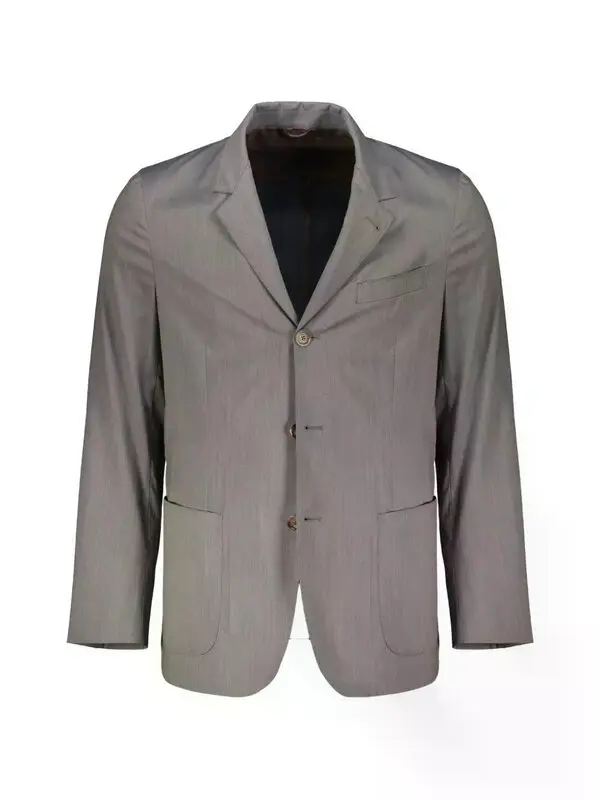 Fedeli Single-breasted Wool-blend Blazer