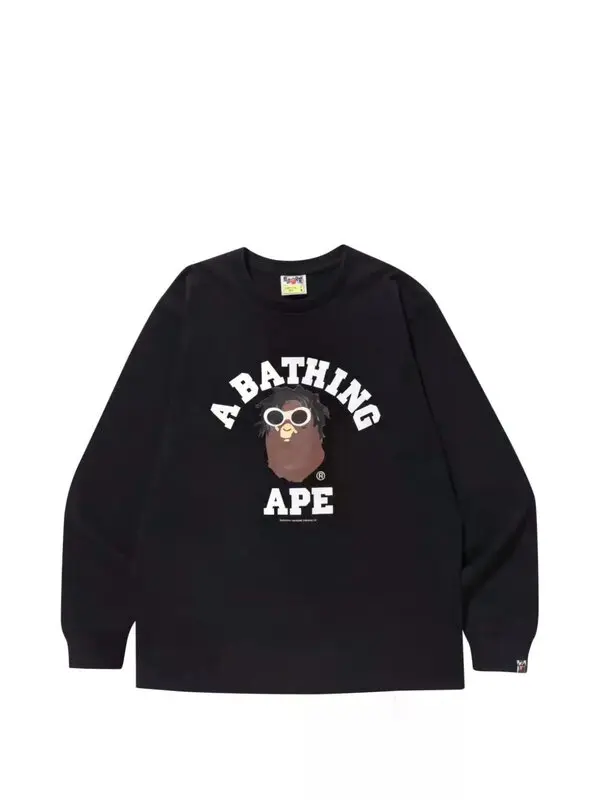 A BATHING APE Long-sleeve Sweatshirt - Black