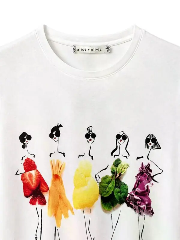 Alice + Olivia Graphic Print T-shirt