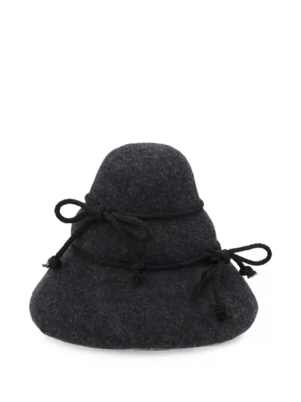 Henrik Vibskov Tower Rope-tie Hat - Grey