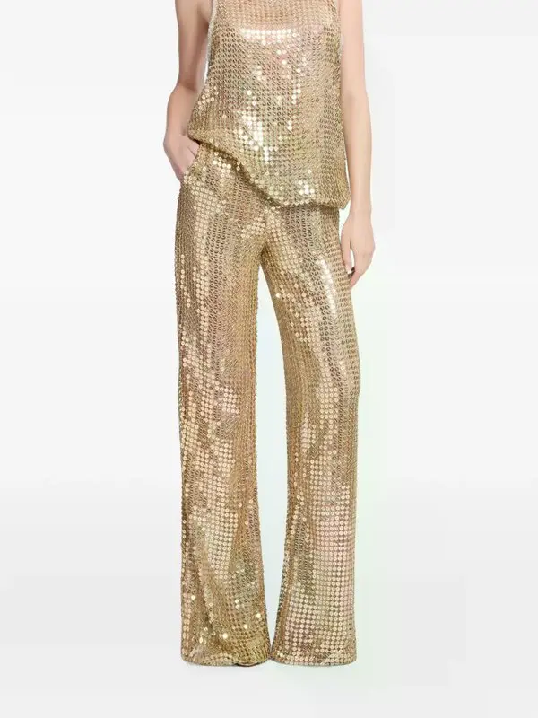 Elie Saab Sequin-embellished Trousers
