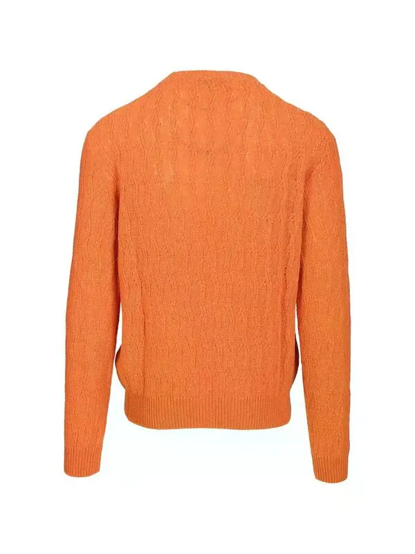 Etro Pegaso Cable-knit Sweater