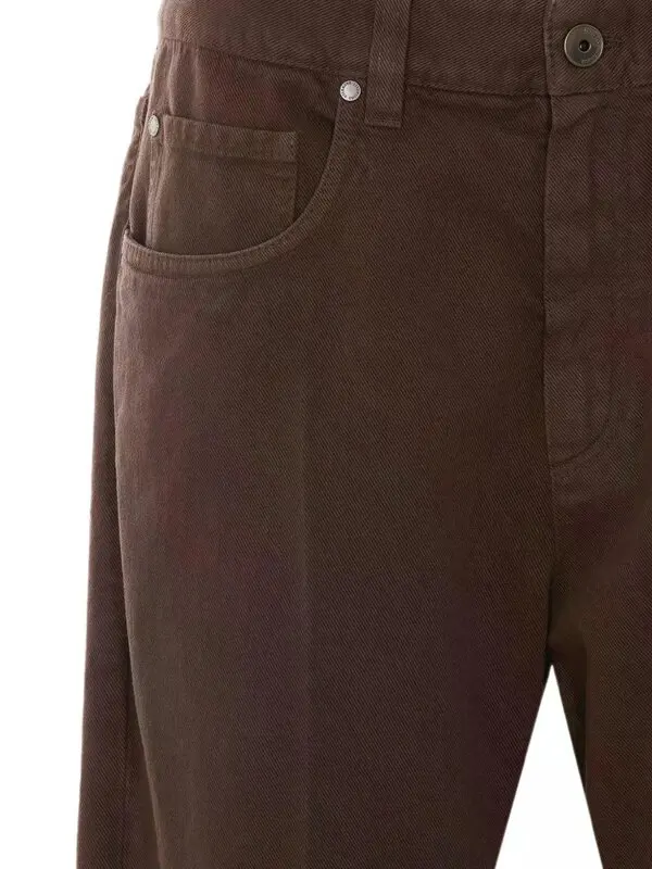 Brunello Cucinelli Loose-fit Cotton Jeans