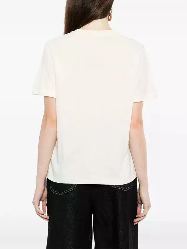 JW Anderson Animal Star Embellished T-shirt - Neutrals