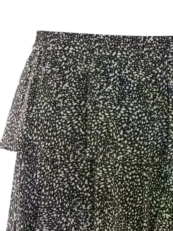 Michael Kors Tiered Ruffled Mini Skirt