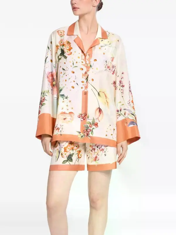 Elie Saab Floral-print Silk Shirt