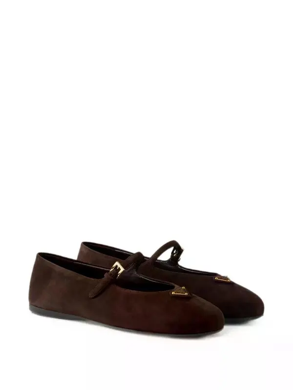 Prada Suede Ballerinas