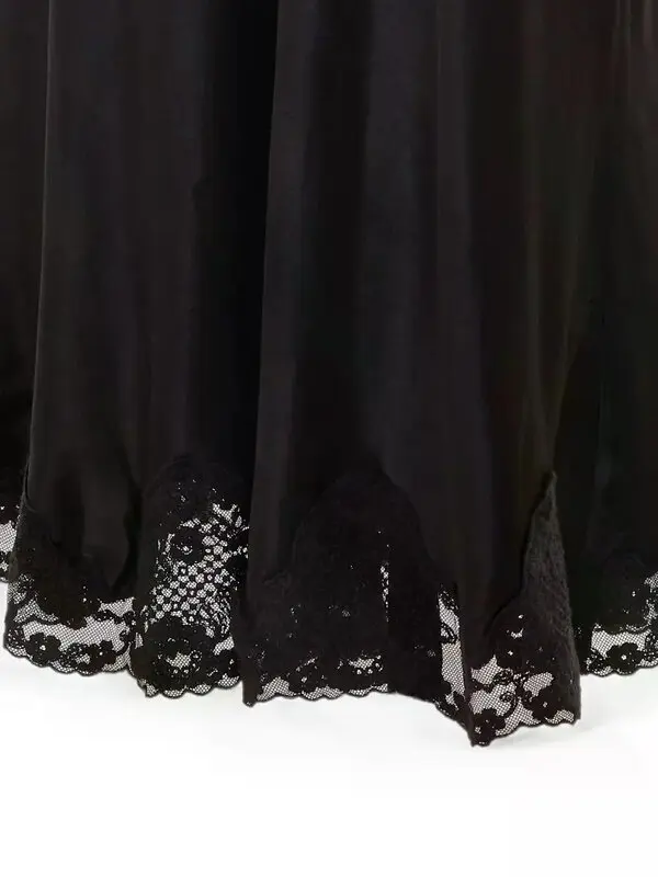 Rixo Crystal Lace-trim Maxi Skirt