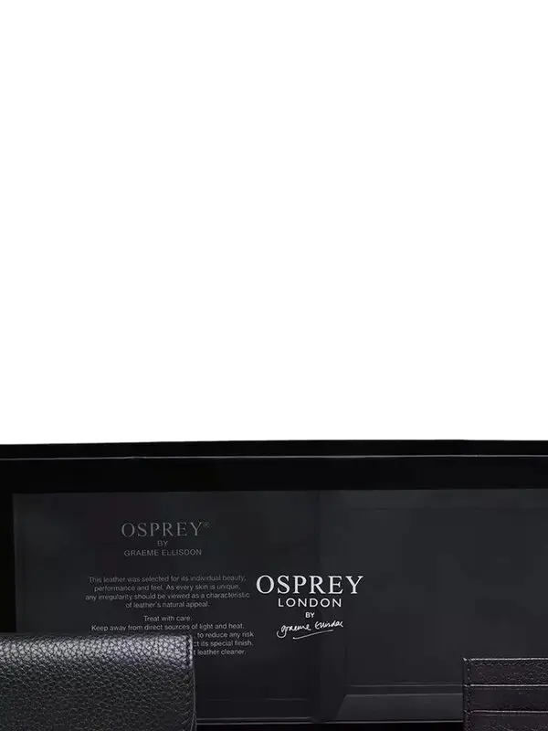 OSPREY LONDON Tilly Logo-print Leather Wallet Set