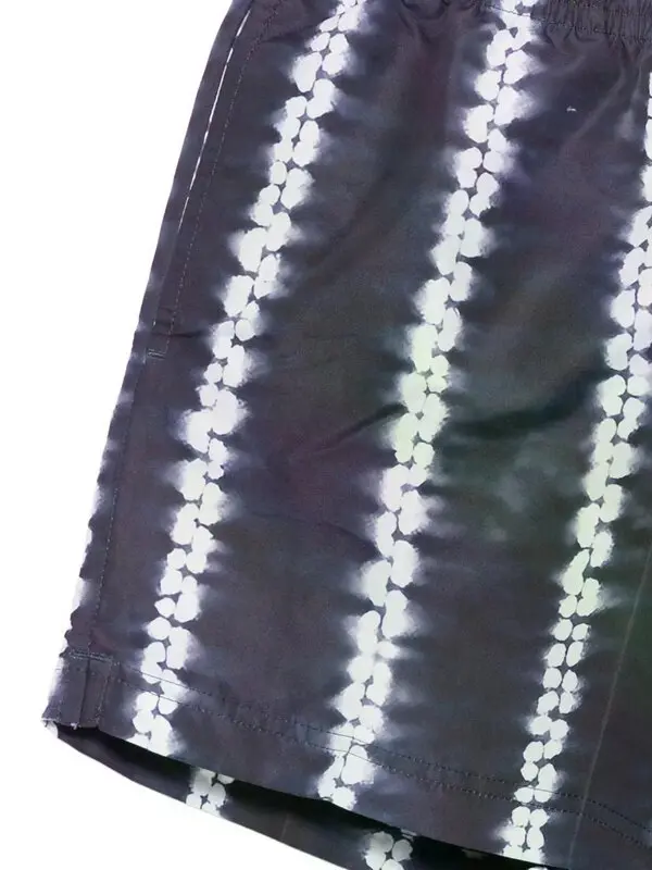 Commas Shibori Stripe Swim Shorts