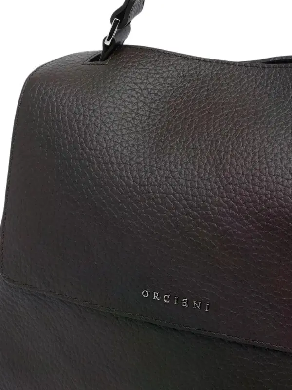 Orciani Sveva Leather Shoulder Bag