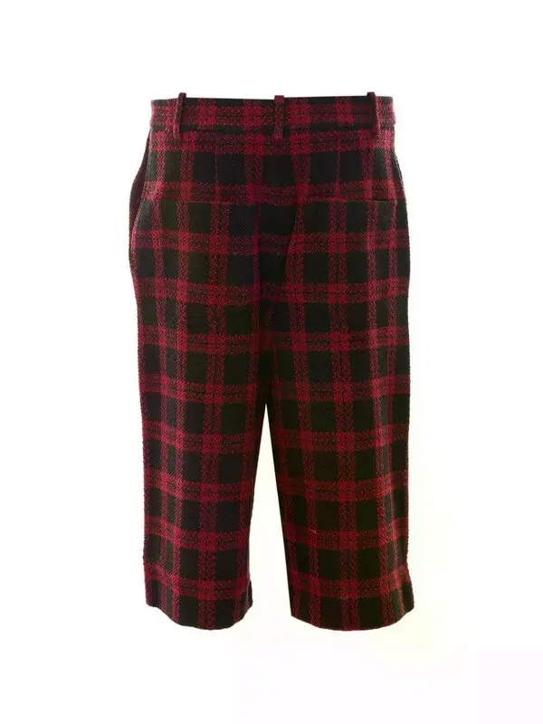 Pinko Check-pattern Knee-length Shorts