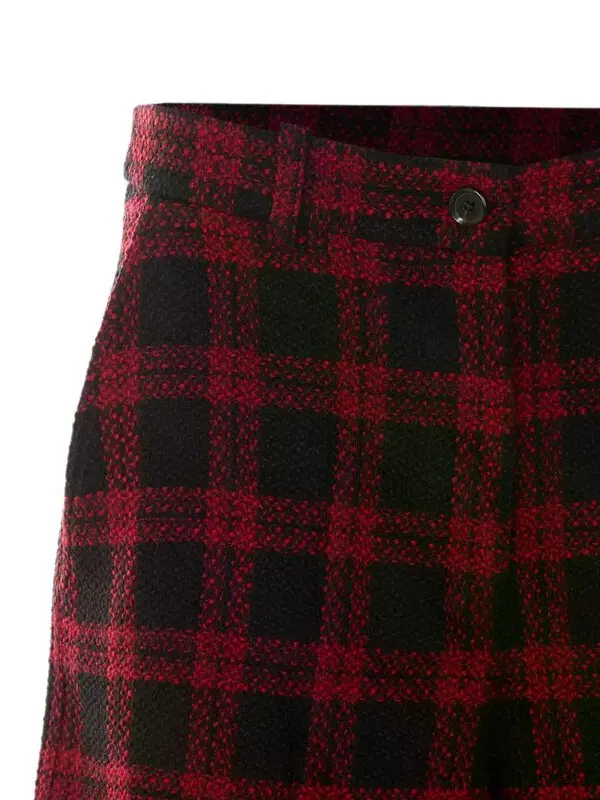 Pinko Check-pattern Knee-length Shorts