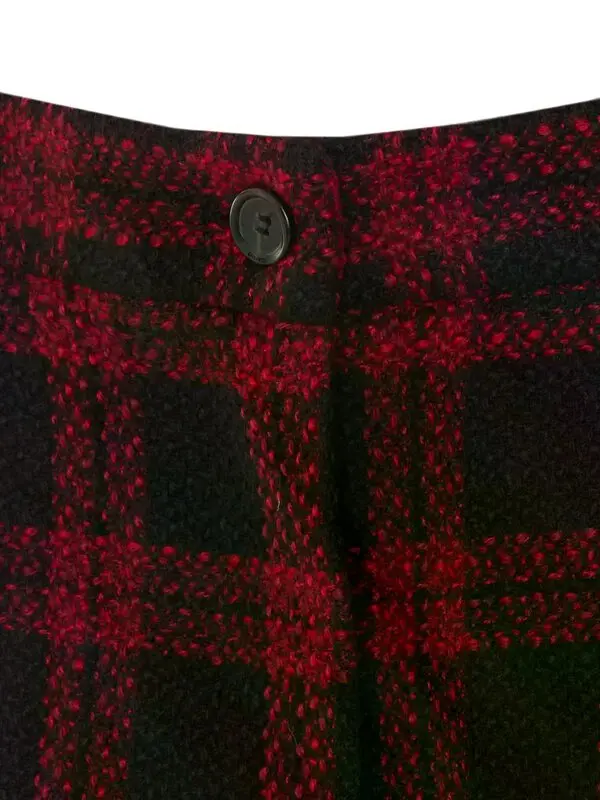 Pinko Check-pattern Knee-length Shorts