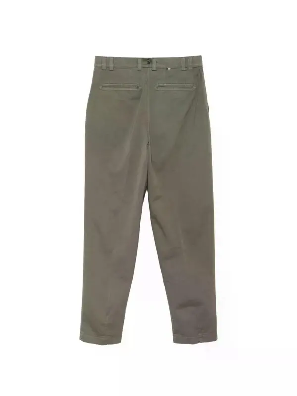 Canali Pleated Tapered-leg Trousers