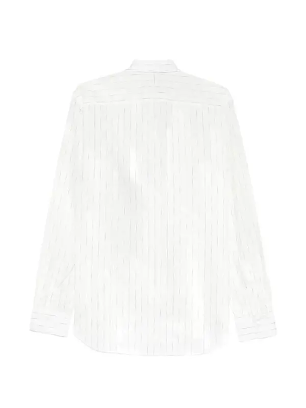 Canali Pinstripe-pattern Long-sleeve Shirt