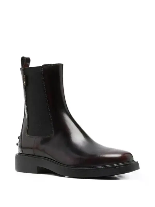TOD'S Gommino-detail Round-toe Chelsea Boots