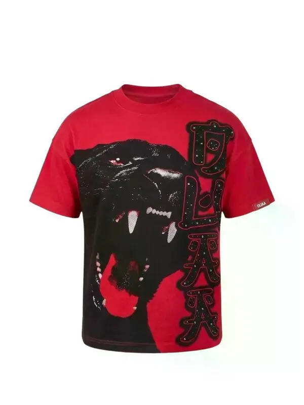 DUAA Jax Rhinestone-embellished T-shirt