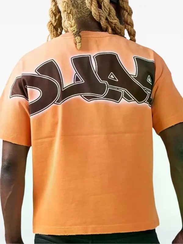 DUAA Chainlink Rhinestone-embellished T-shirt