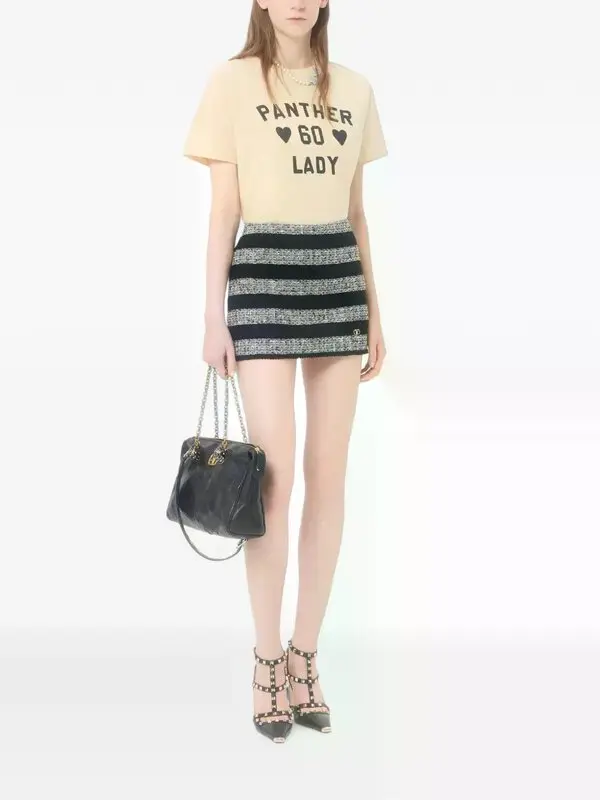 Valentino Garavani Panther Lady T-shirt - Neutrals