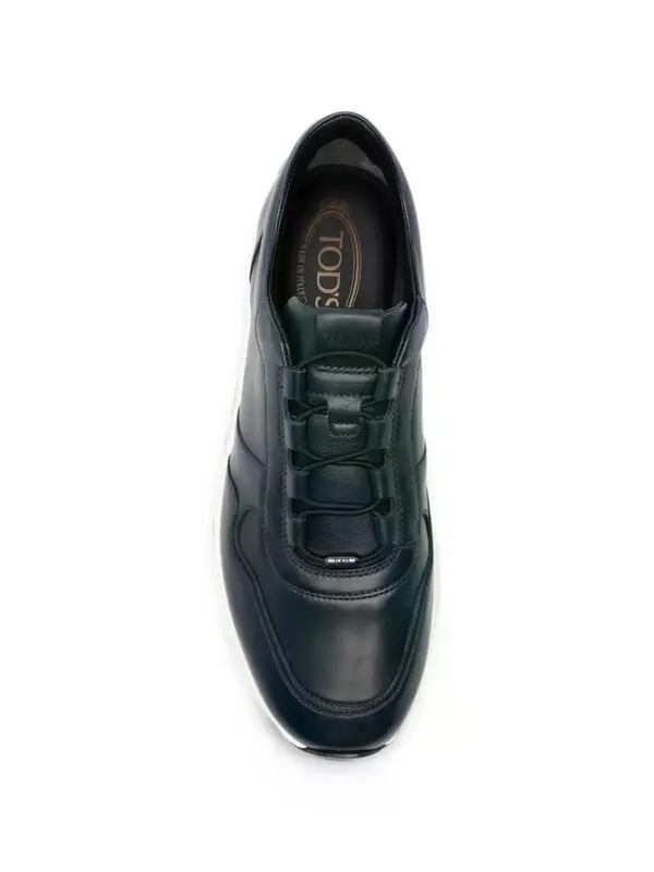 TOD'S Elasticated-lace Leather Sneakers