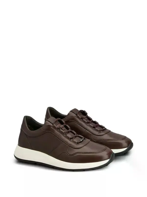 TOD'S Elasticated-lace Leather Sneakers