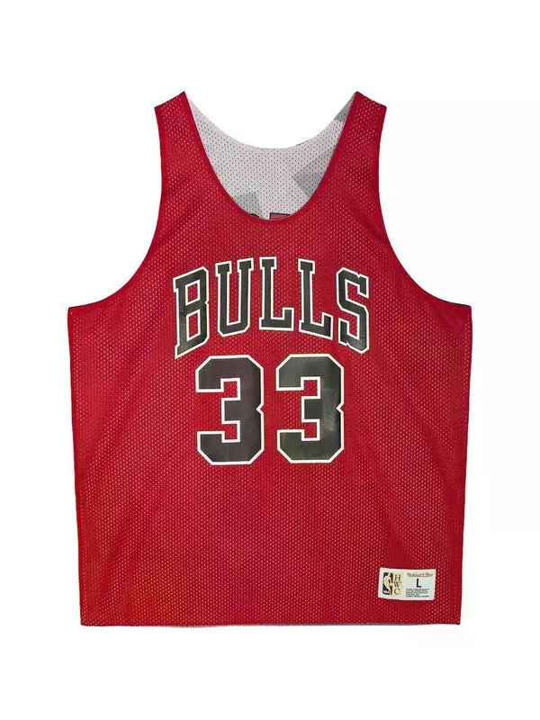 Mitchell & Ness X Nba Chicago Bulls Scottie Pippen Reversible Mesh Tankt Top
