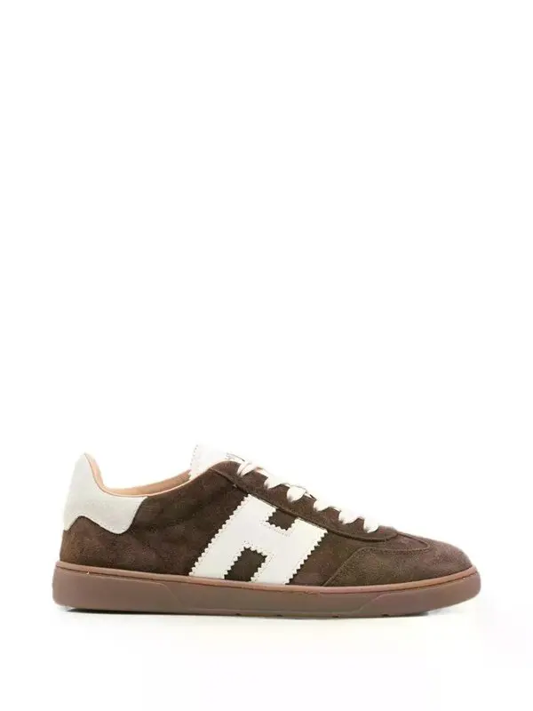 Hogan Paneled Suede Sneakers