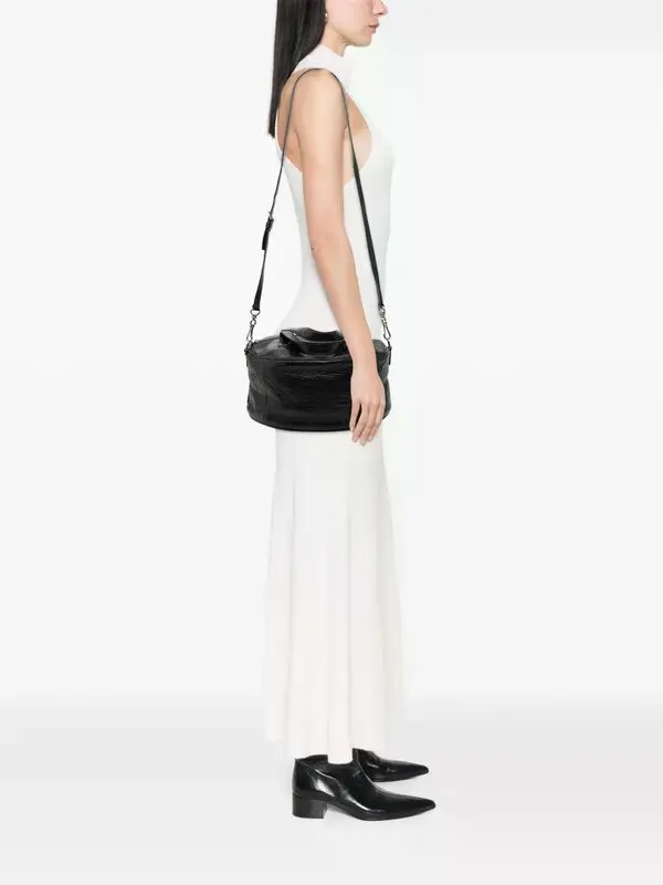 Balenciaga 2017 Lambskin Round Arena Air Hobo Satchel