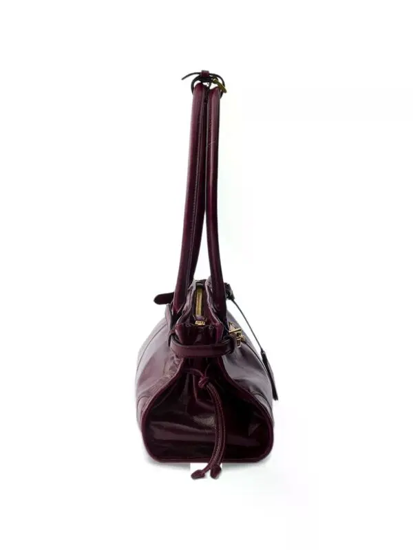 Prada Bonnie Medium Leather Bag - Purple