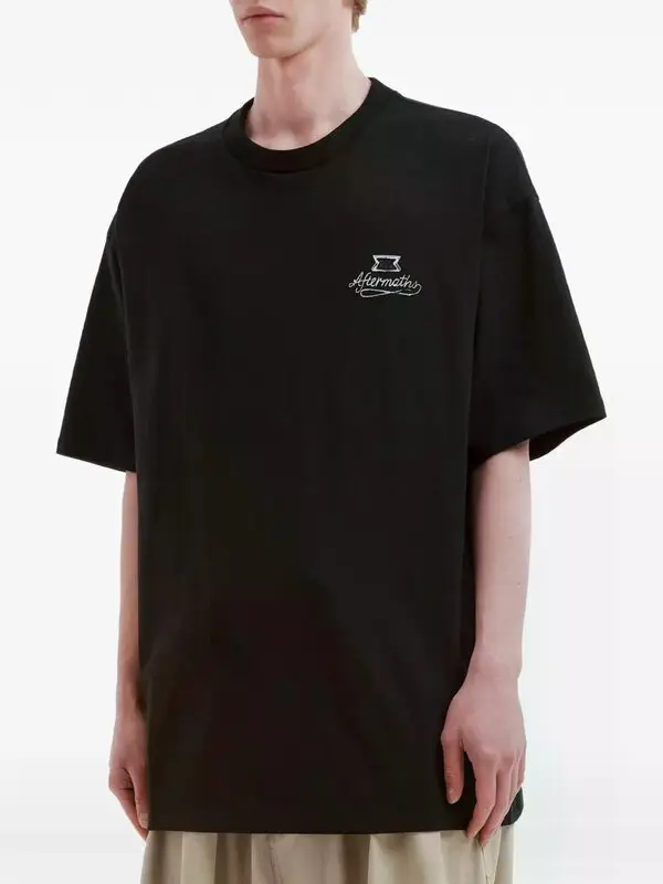 AFTERMATHS Logo-print Cotton T-shirt