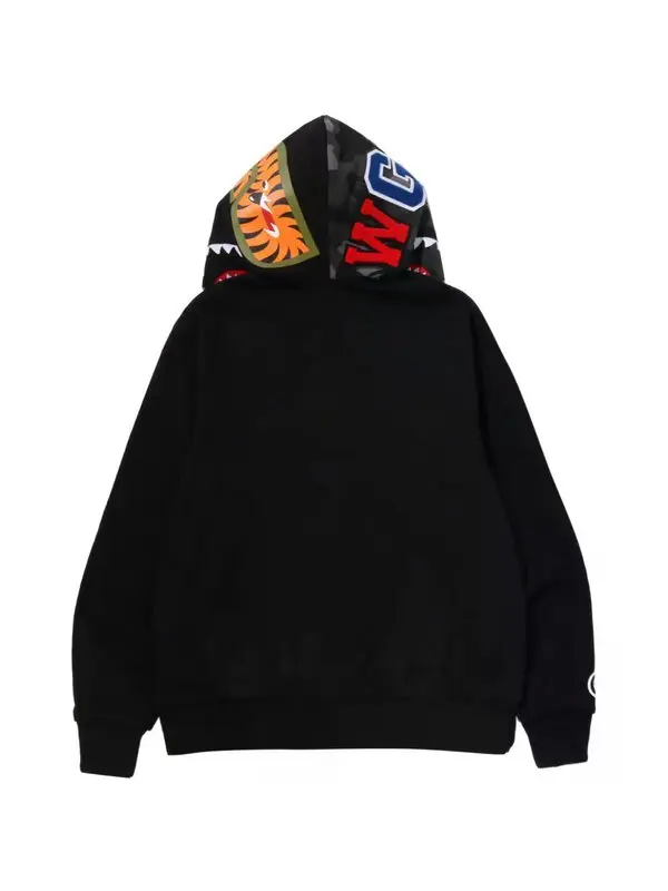 A BATHING APE Shark Full Zip Reversible Hoodie - Black