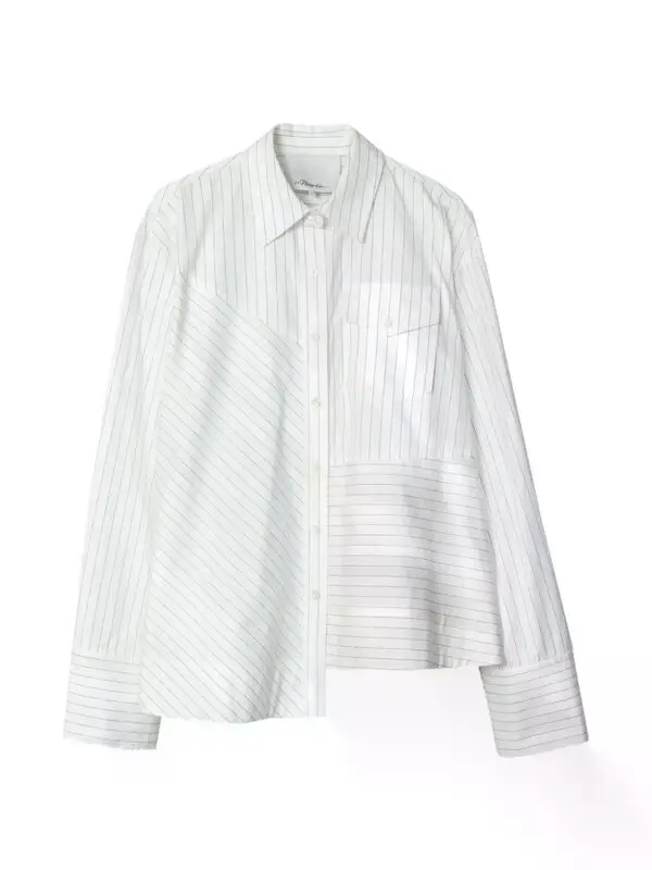 3.1 Phillip Lim Asymmetric Striped Shirt
