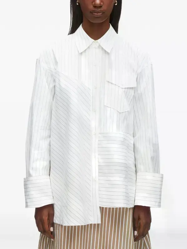 3.1 Phillip Lim Asymmetric Striped Shirt