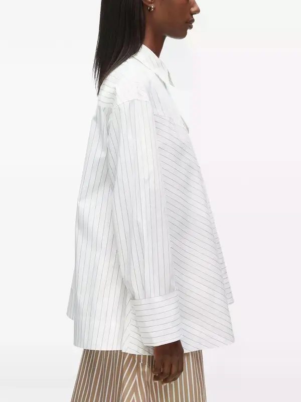 3.1 Phillip Lim Asymmetric Striped Shirt