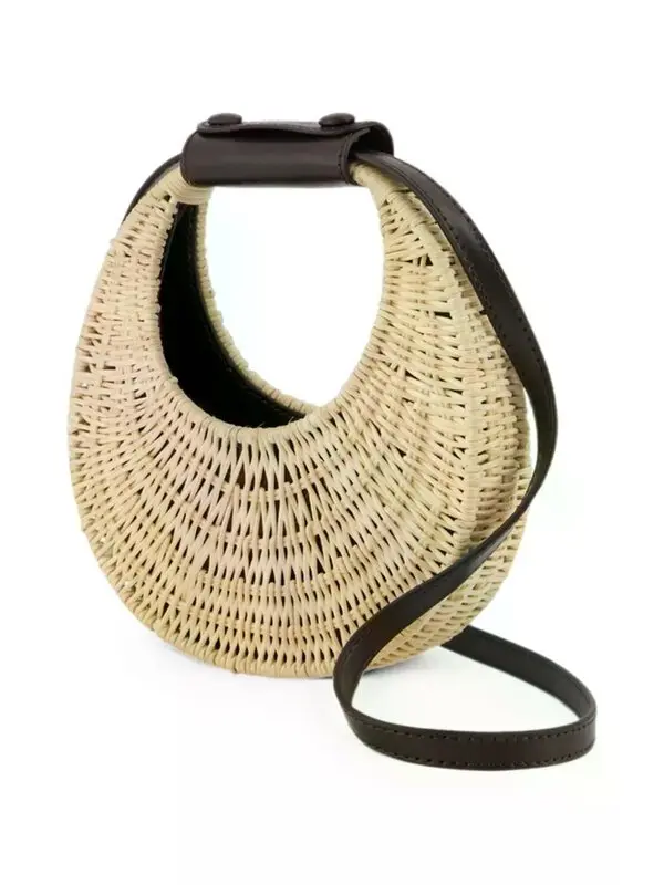 Staud Good Night Moon Crescent Woven Bag