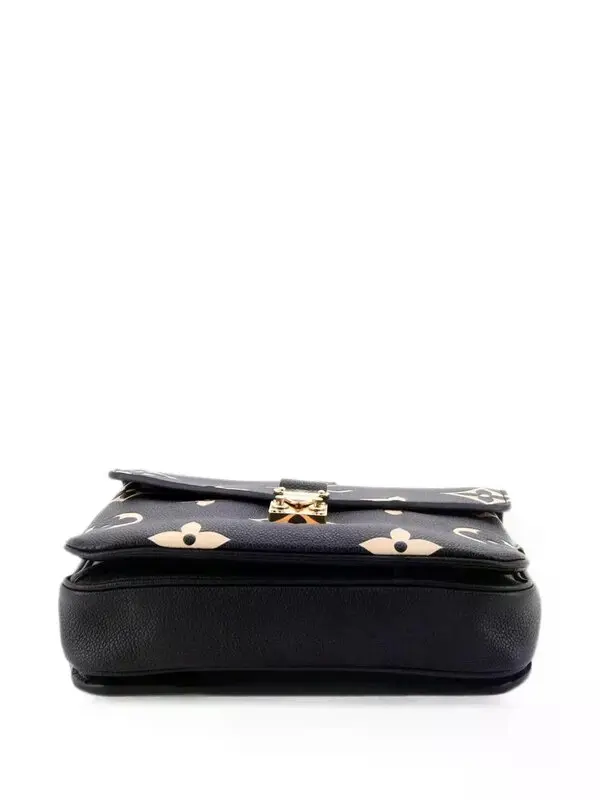 LOUIS VUITTON Pochette Metis Monogram Empreinte Giant Crossbody Bag - Black