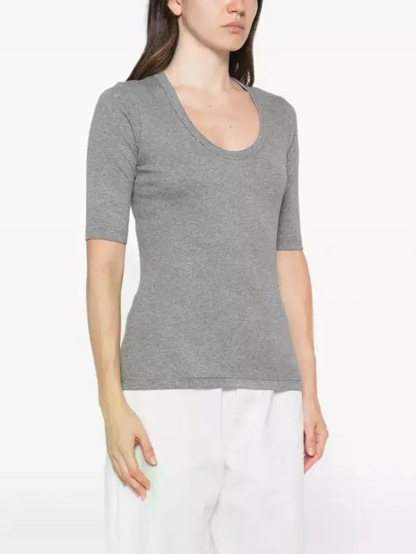 Fabiana Filippi Embellished Scoop-neck T-shirt