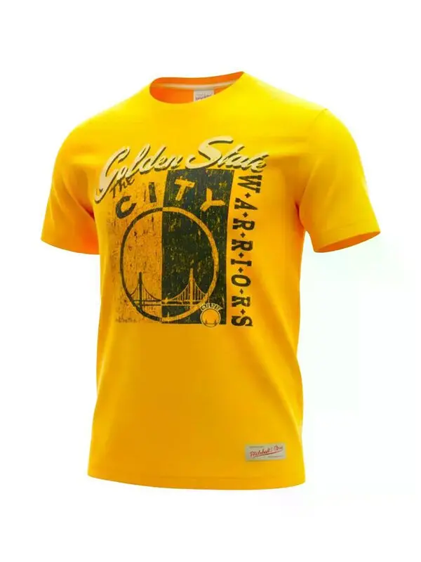 Mitchell & Ness X Nba Golden State Warriors City Edition T-shirt