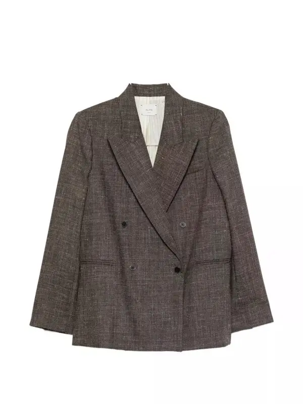 ALYSI Double-breasted Peaked-lapels Blazer