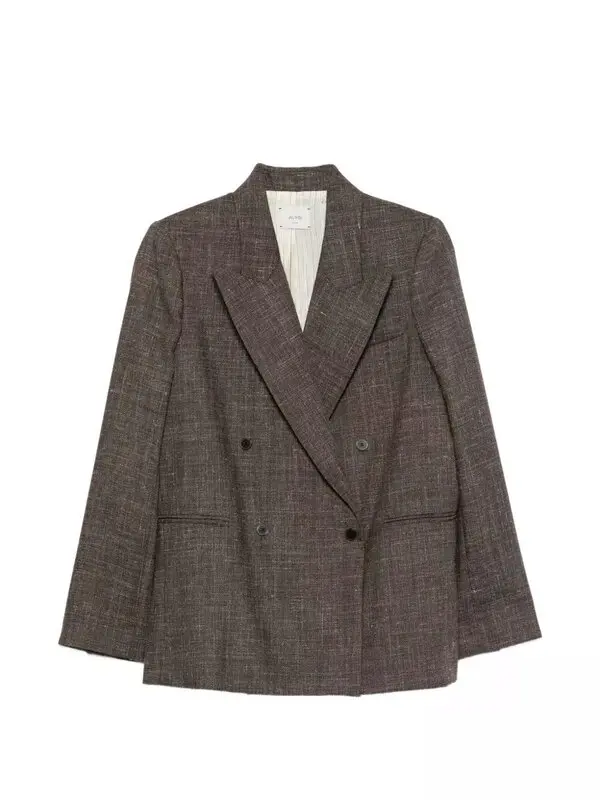ALYSI Double-breasted Peaked-lapels Blazer