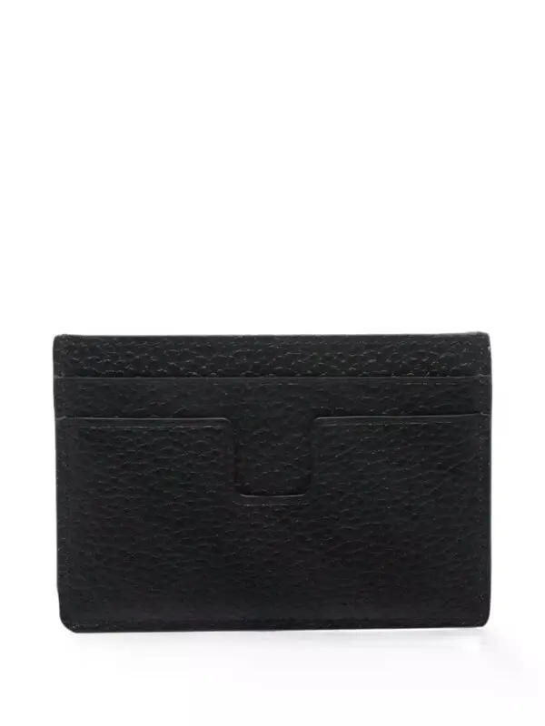 TOM FORD T-line Grained Leather Card Holder