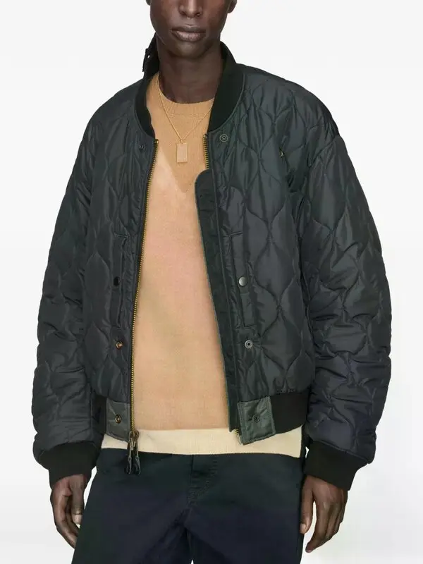 MAISON MARGIELA Reversible Signature-stitches Bomber Jacket