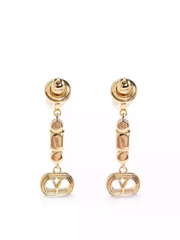 Valentino Garavani Ovalette Drop Earrings With Pearls And Swarovski® Crystals