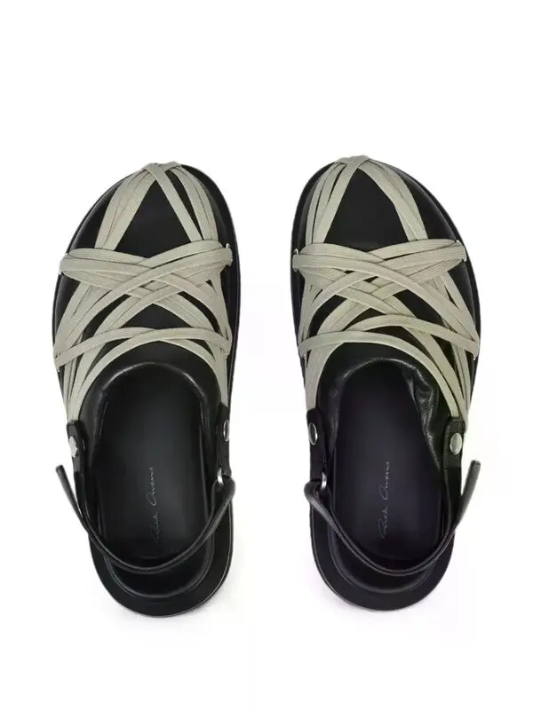 Rick Owens Lace-up Platform Mules